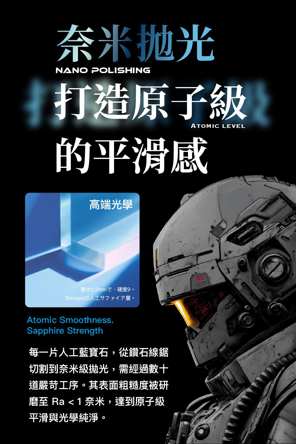 Simmpo 簡單貼 L-90 Lens Ultra AR抗反射 幻晶藍寶石鏡頭保護貼 玻璃貼 適用 iPhone 17 Pro Max - 透明色 - PChome 24h購物