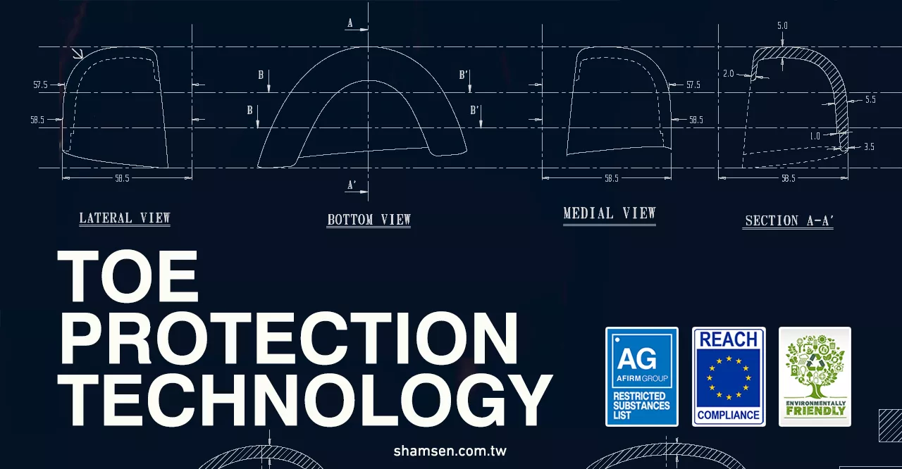 Composite Toe Cap For Safety Shoe - SHAMSEN