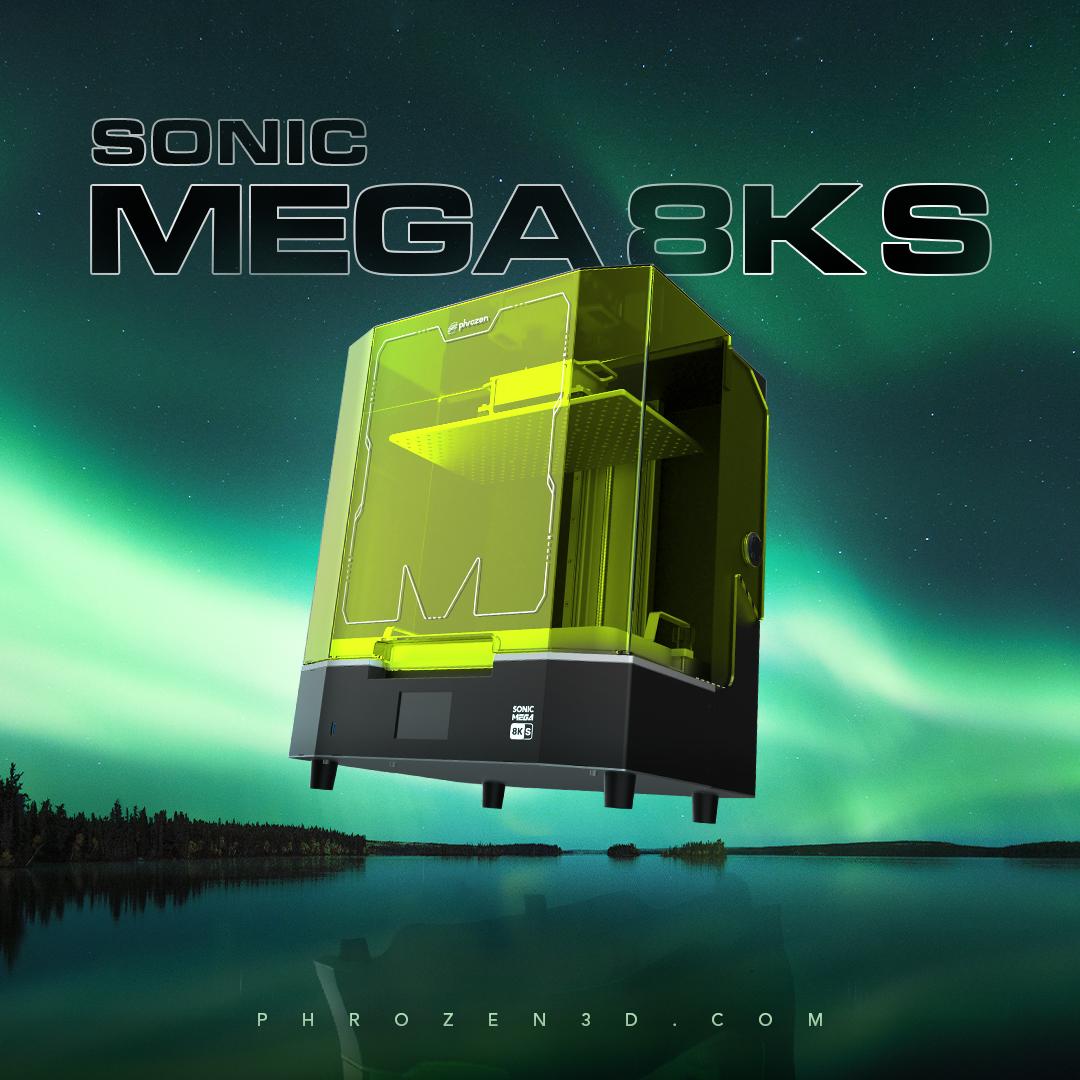 Phrozen Sonic Mega 8K S：高速列印與高效生產力的完美結合！ 達億3D列印 Mastech 3D Printer